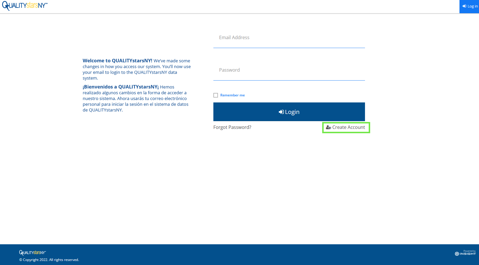 How to Login or Create a QUALITYstarsNY Account – QUALITYstarsNY